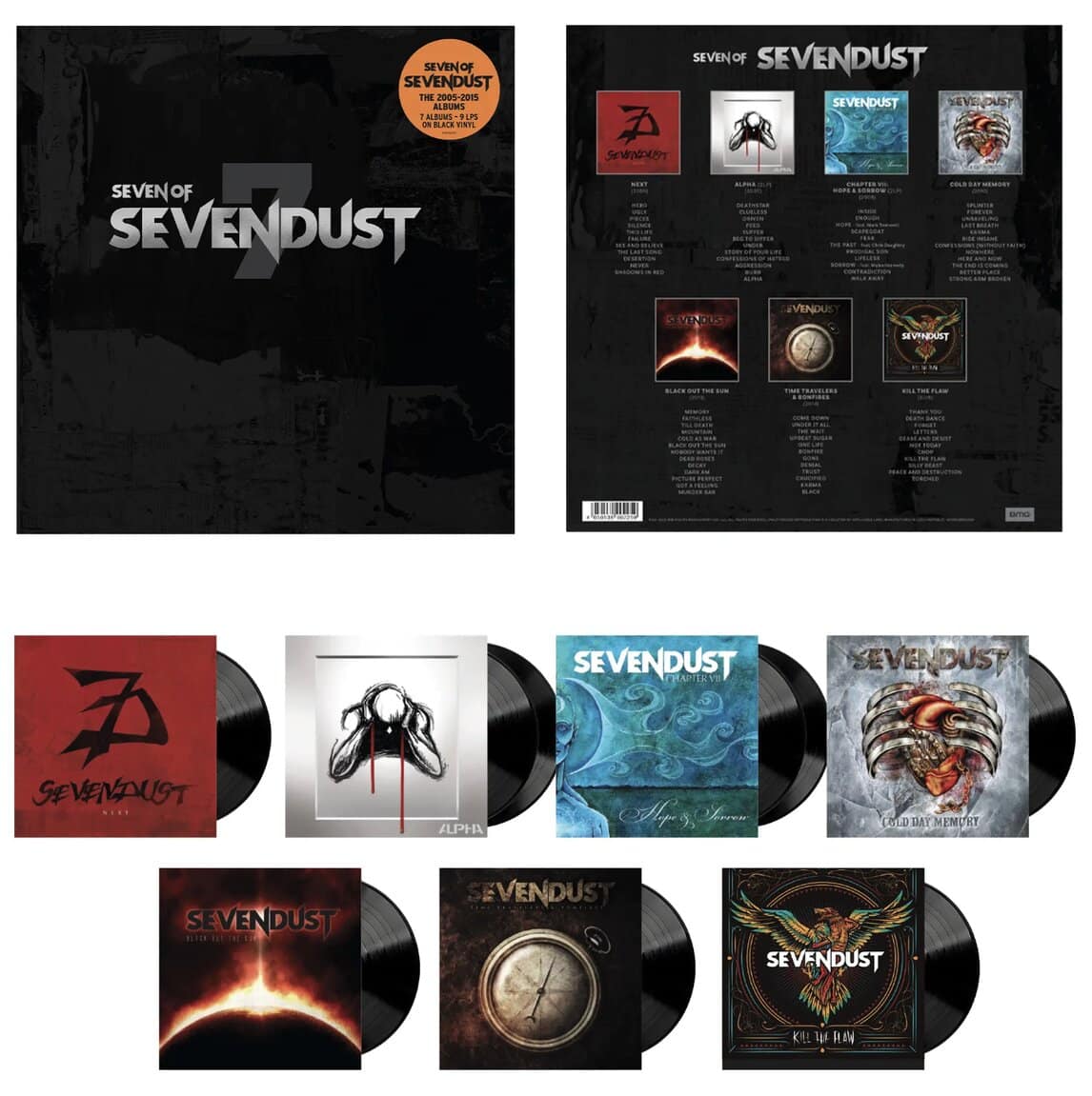 SEVENDUST Unveils Enormous Box Set Named 'Seven Of Sevendust - Lots Of ...